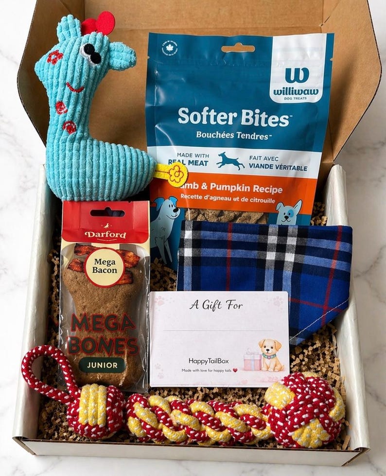 Dog Gift Box for Dog Lovers| Puppy Gift Set| Gotcha Day Gift - Etsy
