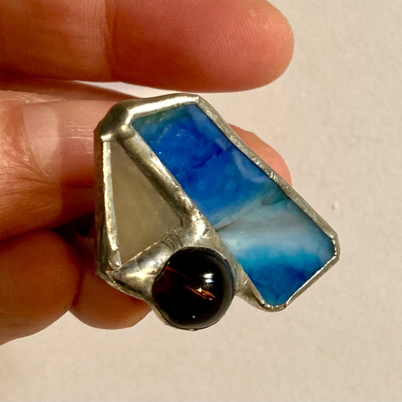 Stained Glass Ring - Etsy