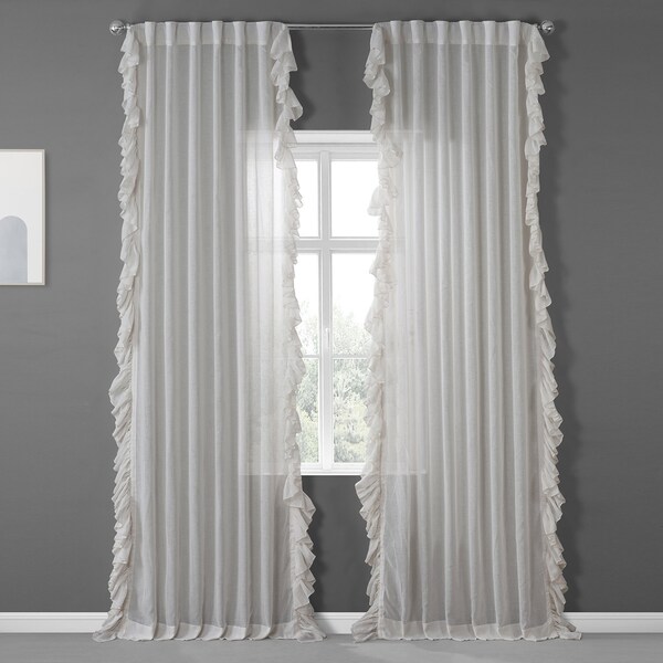 Ruffled Curtains - Etsy