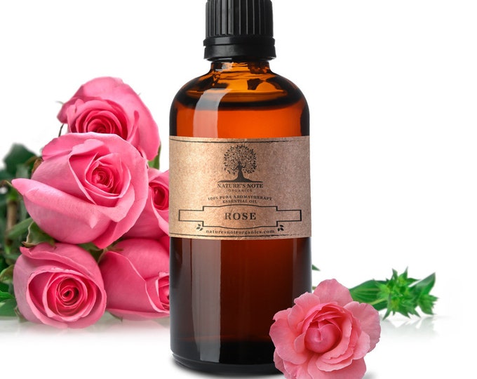 Rose - 100% Pure Aromatherapy Grade Essential Oil by Nature's Note ...