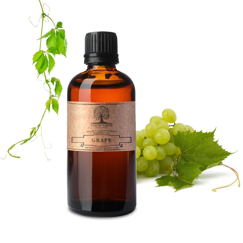 Grape - 100% Pure Aromatherapy Grade Essential Oil by Nature's Note ...