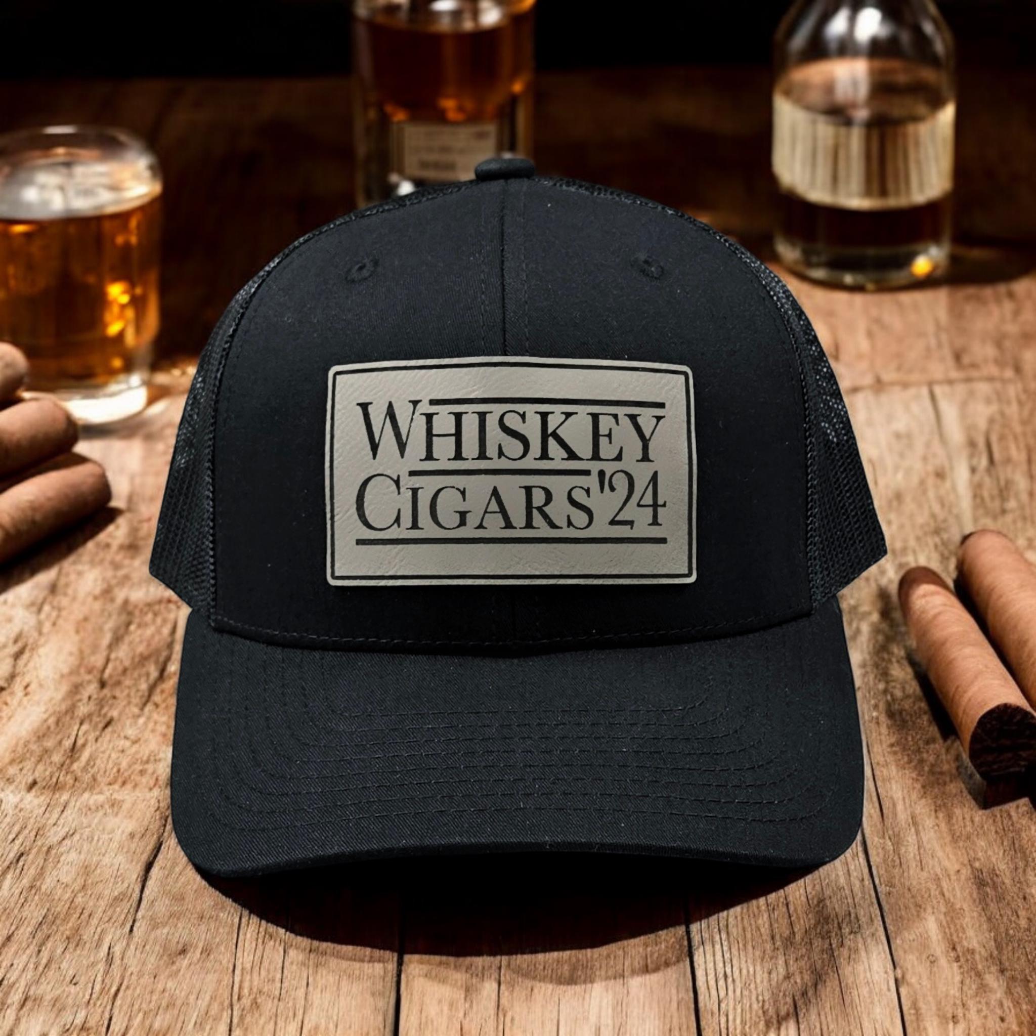 Whiskey | Cigars ’24 | Classic Trucker Hat - Etsy