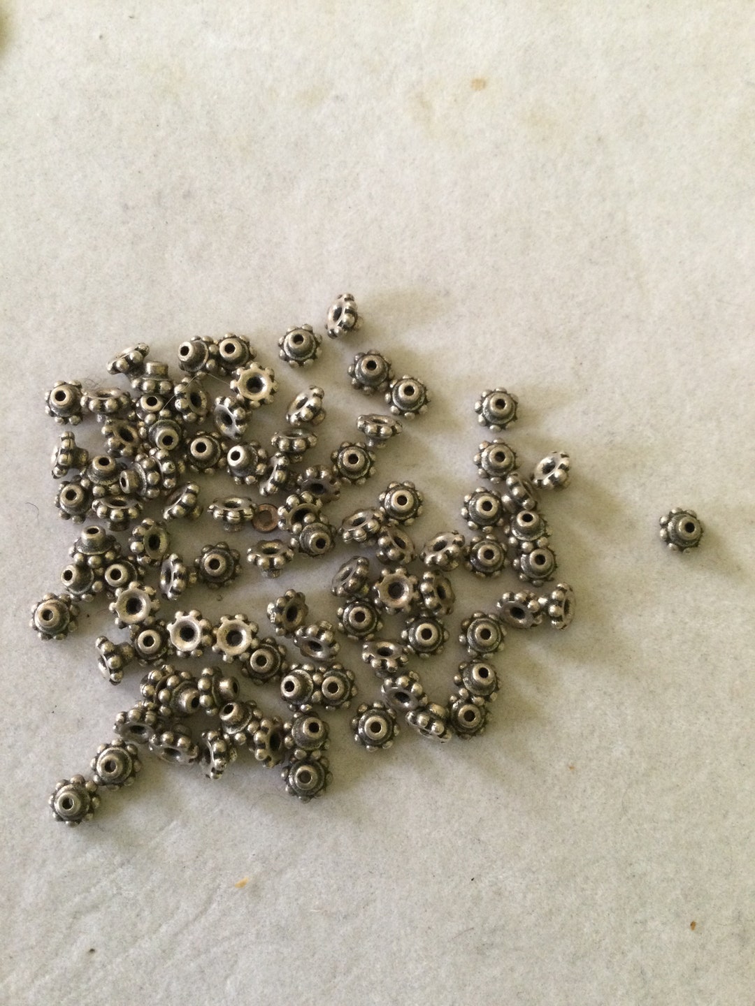 Bali Like 5mm Pewter Bead Cap, Antique Silver Color 5mm Bead Cap - Etsy