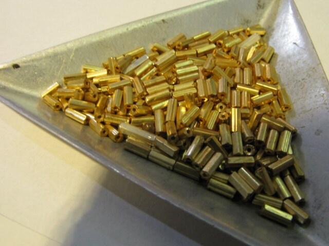 Opaque Gold Finish Czech Bugle Bead Size 2 Bugle Bead 4mm X - Etsy