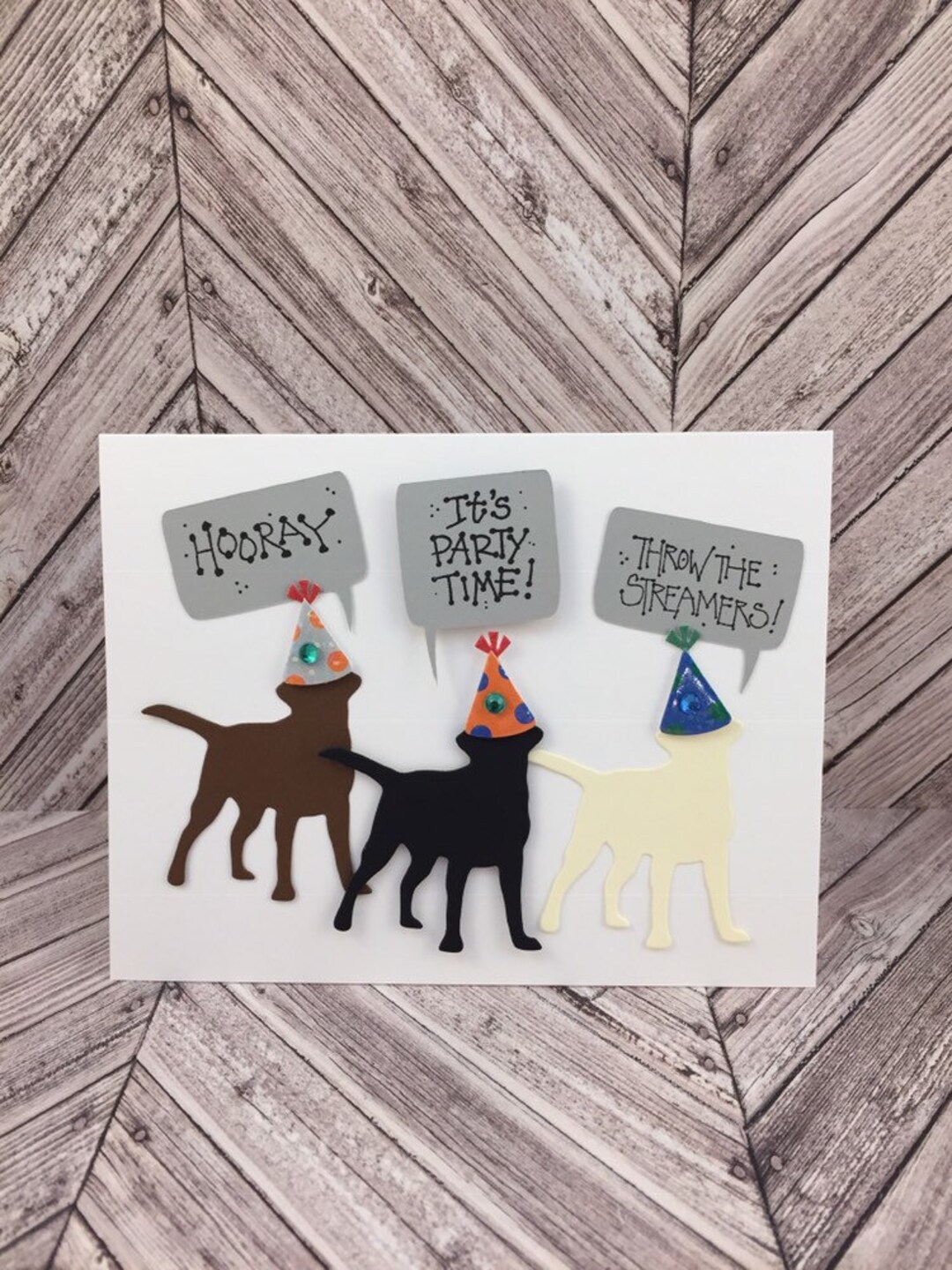 Labrador Retriever, Labrador Retriever Card, Lab Birthday Card ...