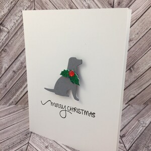 Silver Lab Cards Labrador Retriever Cards Lab Christmas | Etsy