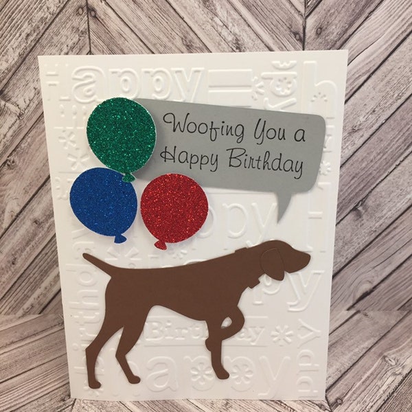 Happy Birthday Gsp Card - Etsy