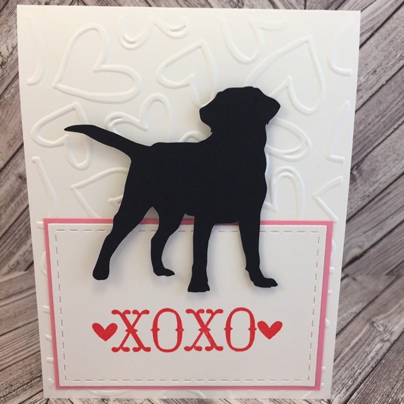 Dog Valentine Card - Etsy