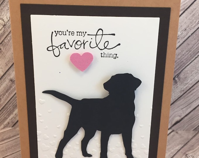 Labrador Retriever, Labrador Retriever Card, Lab Greeting Card, Mother ...