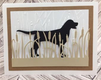 Chocolate lab cards | Etsy