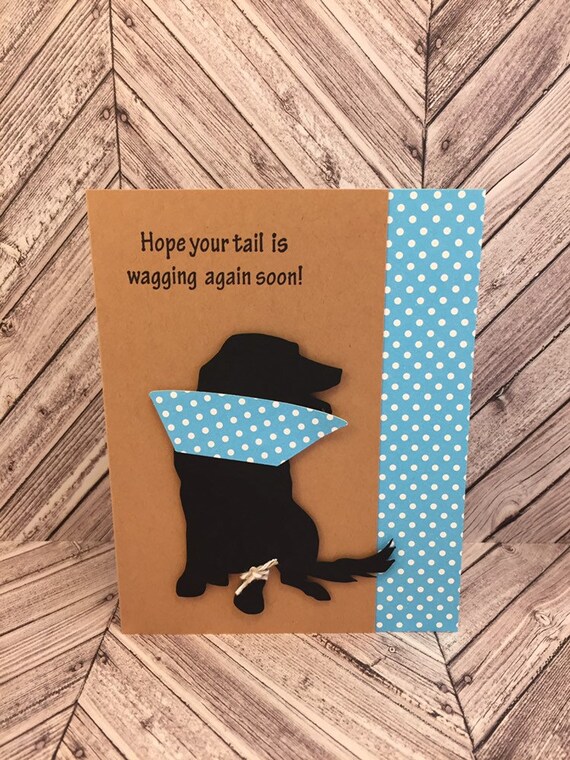 Get Well Card Get Well Dog Card Dog Card Get Well Soon - Etsy