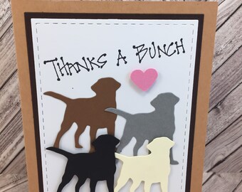 Lab Thank You Card - Etsy
