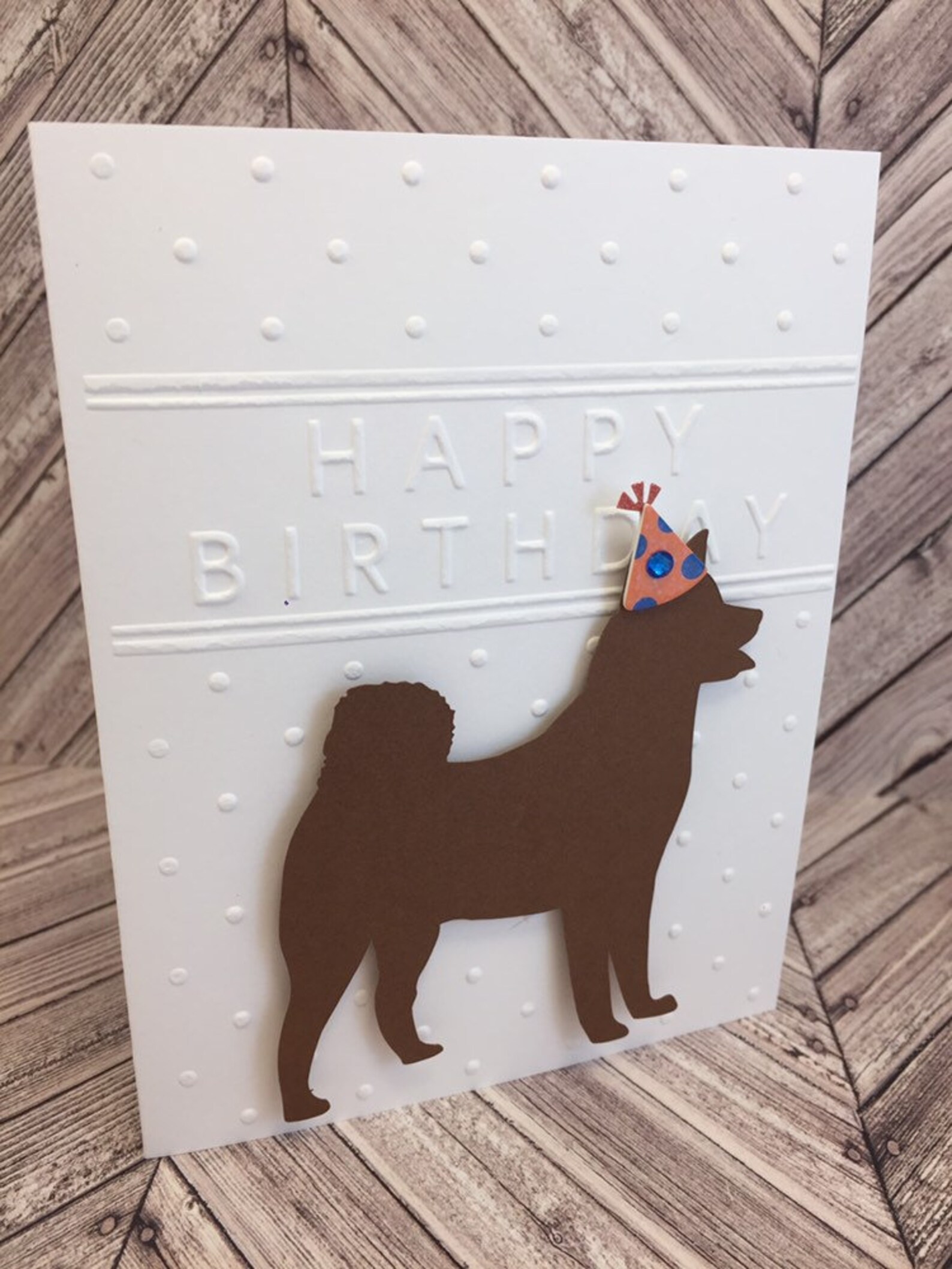 Siberian Husky Card Husky Card Husky Birthday Card Husky - Etsy