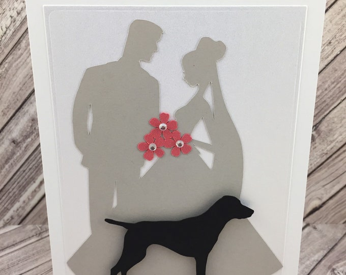 Wedding Card, Bride and Groom Card, Dog Wedding Card, Dog, Dog Card, Mr ...
