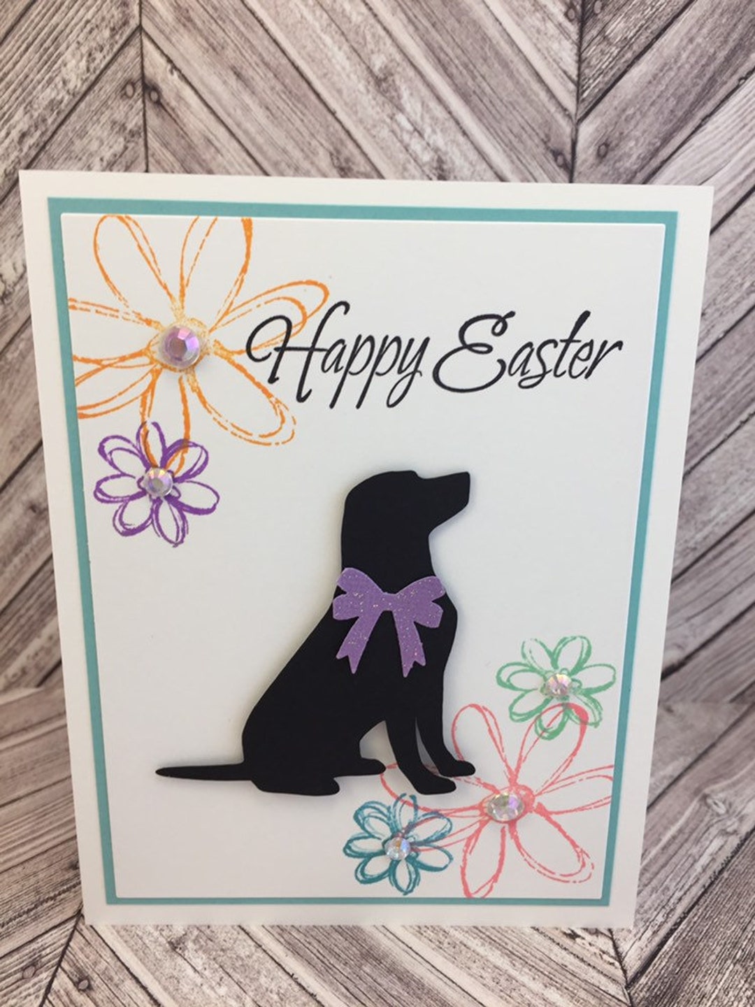 Lab Card, Labrador Retriever Card, Lab Easter Card, Labrador Easter ...