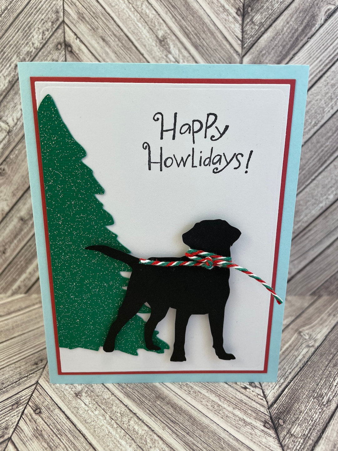 Labrador Retriever,labrador Retriever Card,lab Christmas Card,labrador ...