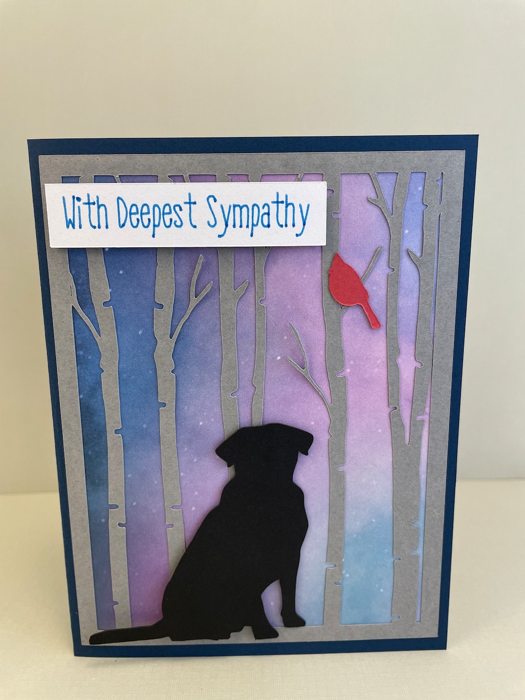Sympathy Card, Dog, Dog Sympathy Card, Pet Card, Pet Sympathy Card, Dog ...