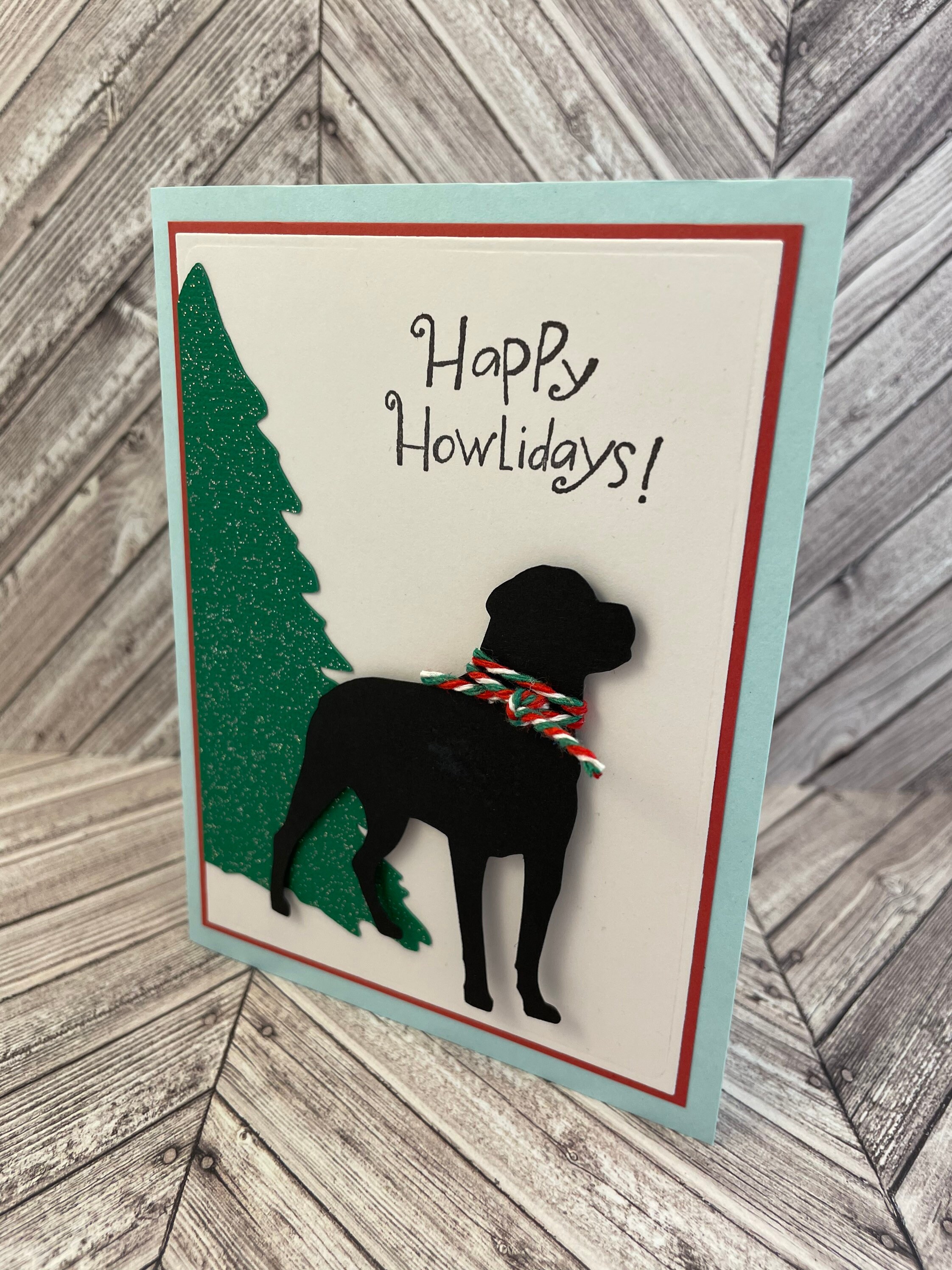 Rottweiler rottweiler card rottweiler christmas card dog | Etsy