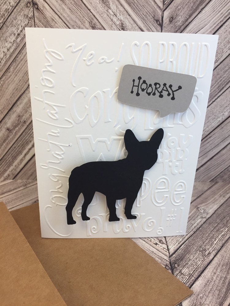 Congratulations card dog card dog congratulations card | Etsy
