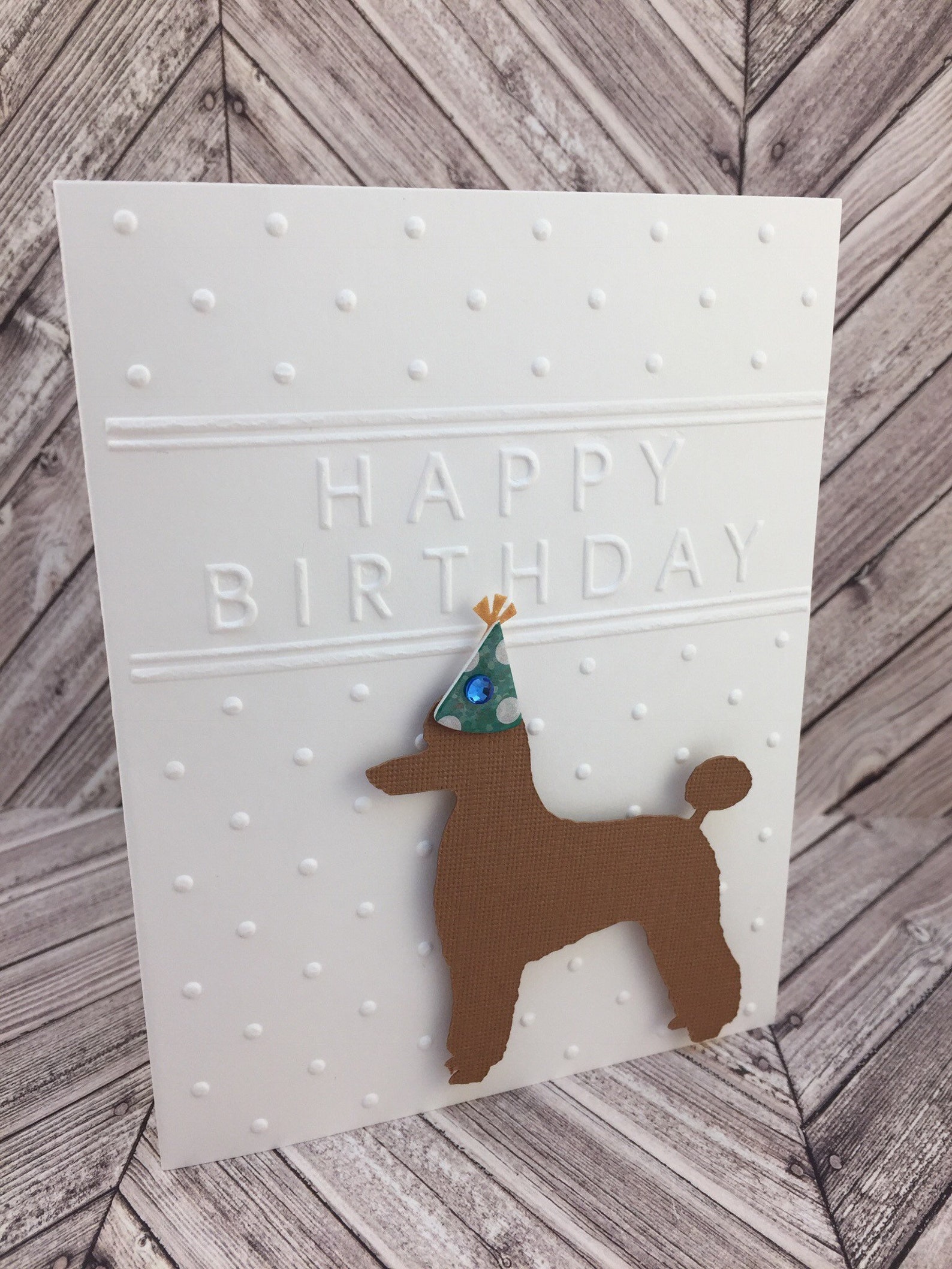 Poodle Poodle Card Poodle Birthday Cardpoodle Greeting - Etsy