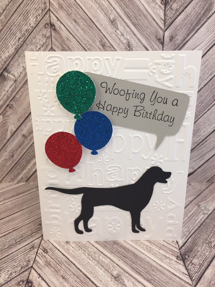Lab card labrador retriever card lab birthday card labrador | Etsy