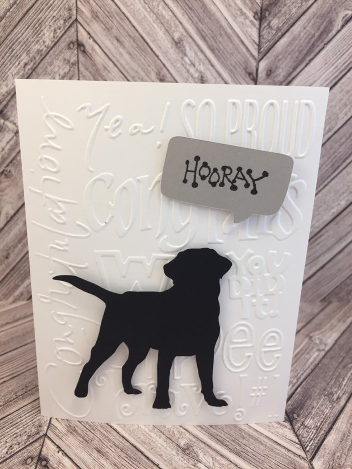 Carte de félicitations carte de chien carte de félicitations - Etsy France