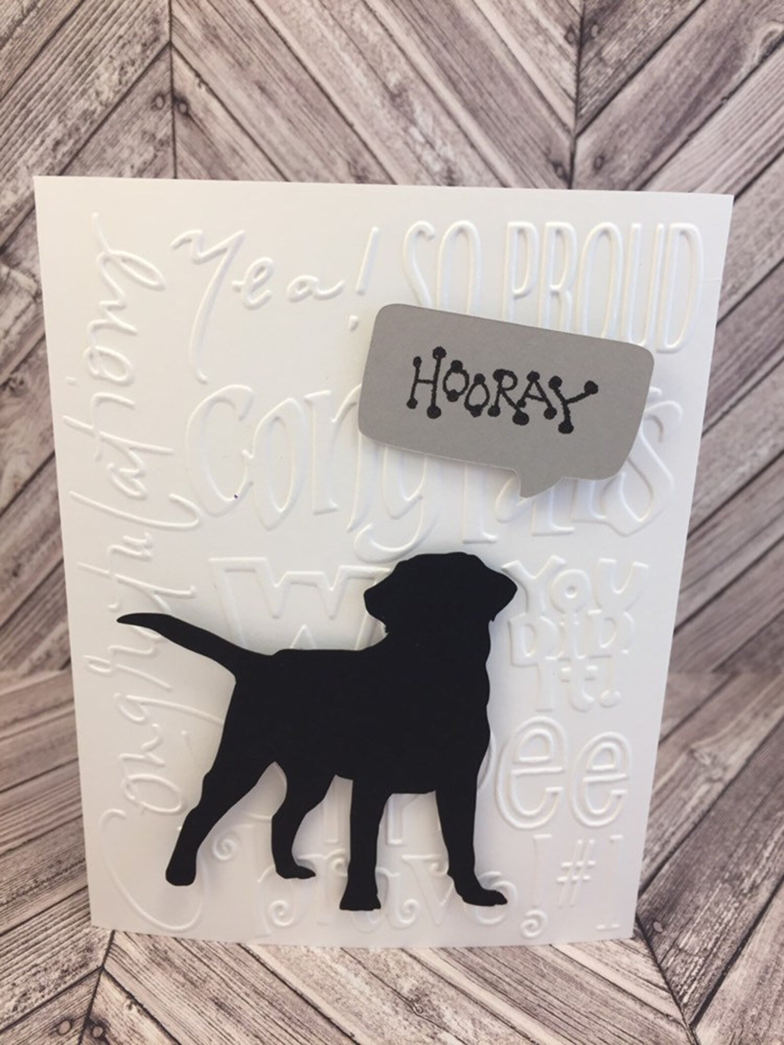 Carte de félicitations carte de chien carte de félicitations - Etsy France