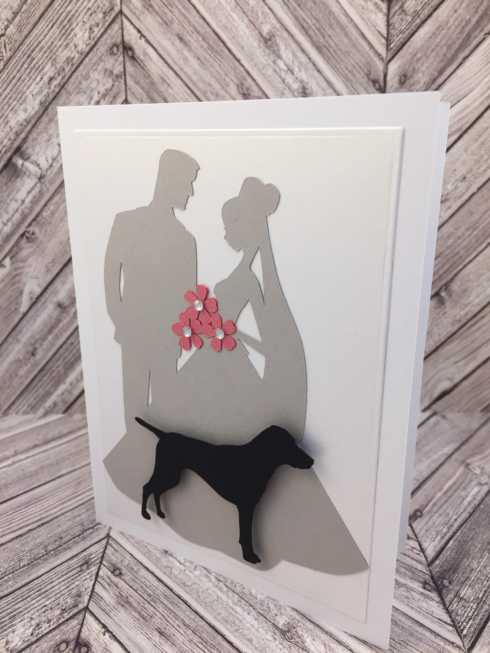 Wedding Card, Bride and Groom Card, Dog Wedding Card, Dog, Dog Card, Mr ...