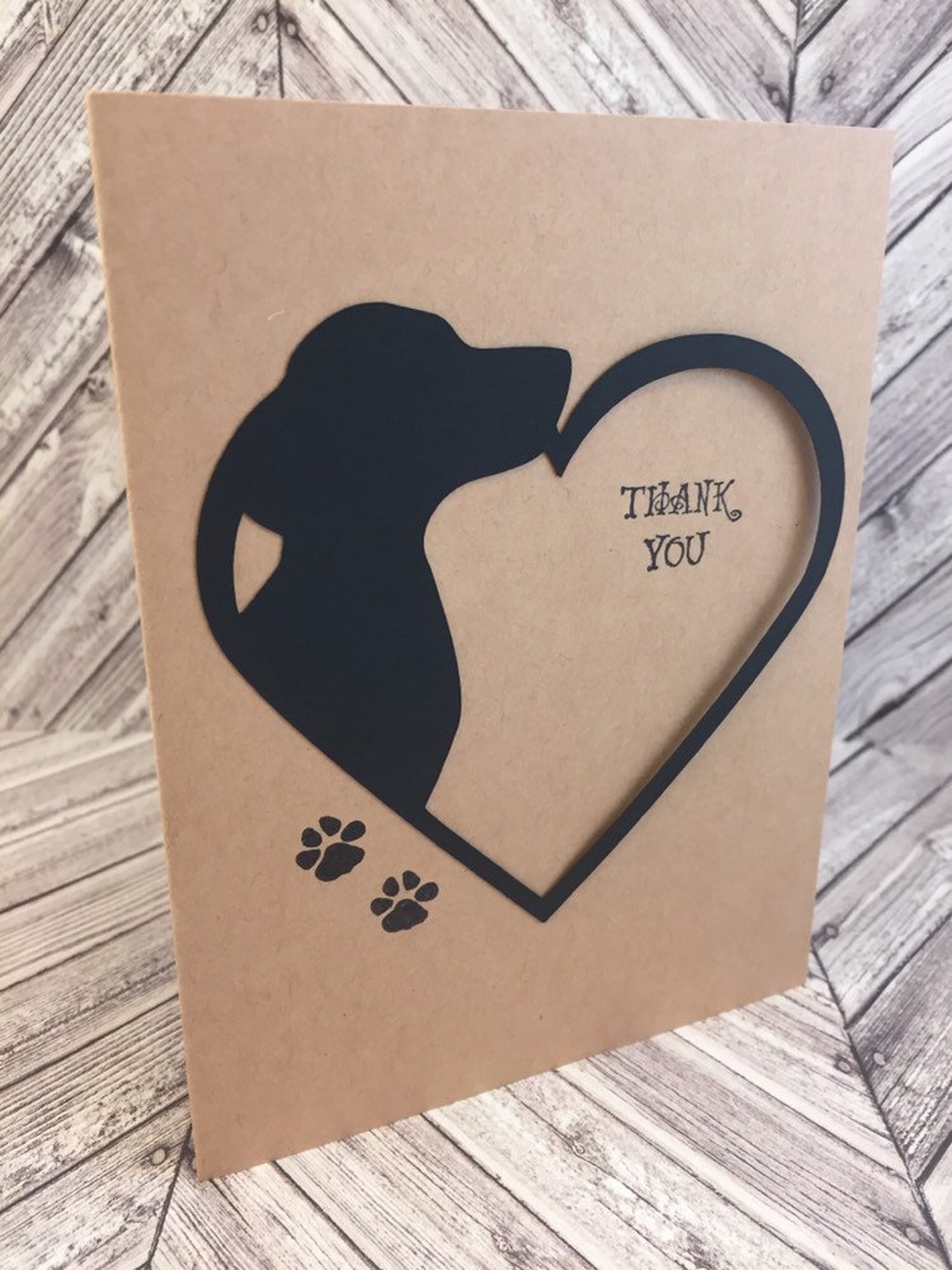 Dog Thank You Card Cat Thank You Card Pet Thank You Card - Etsy Canada