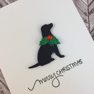 Black Lab Cards, Labrador Retriever Cards, Lab Christmas Cards ...
