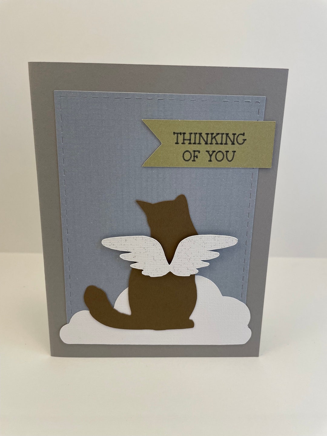 Cat Sympathy Card, Cat Condolence Card, Pet Sympathy Card, Cat Loss ...