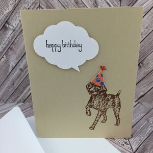 German Shorthaired Pointer, Pointer, Birthday Card, Dog Birthday Card ...