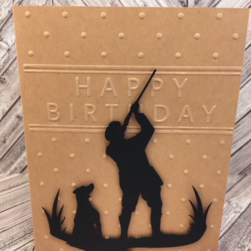 Hunting Happy Birthday Card - Etsy