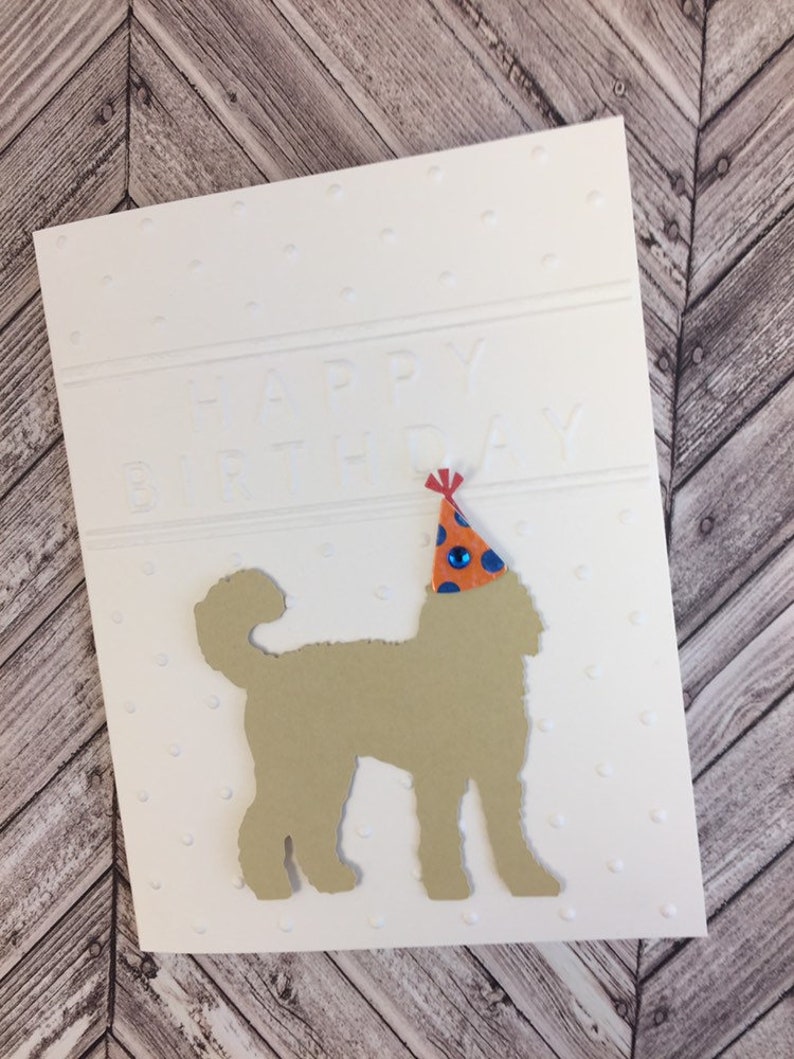 Doodle, Doodle Card, Doodle Birthday Card, Labradoodle Card, Golden ...