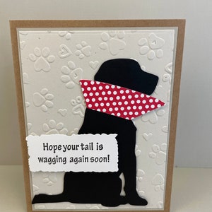 Get Well Card, Get Well Dog Card, Dog Card, Get Well Soon, Dog, Dog ...