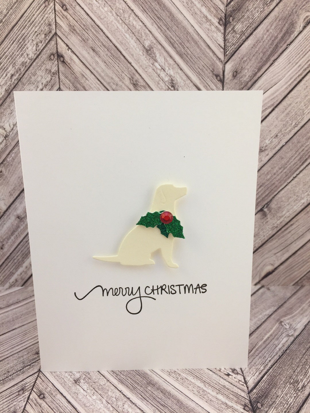 Yellow Lab Christmas Card: Labrador Retriever Holiday Card - Etsy