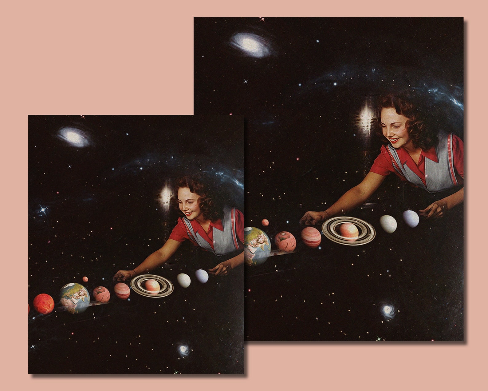 Cosmic Woman Poster and Postcard Bundle Printable Art - Etsy