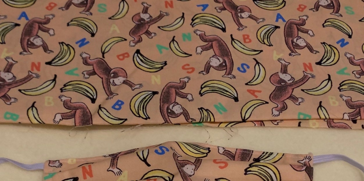 Curious George Mask - Etsy
