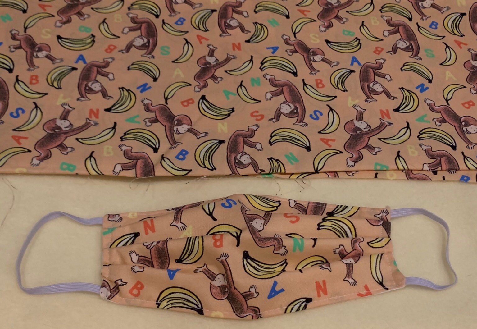 Curious George Mask - Etsy