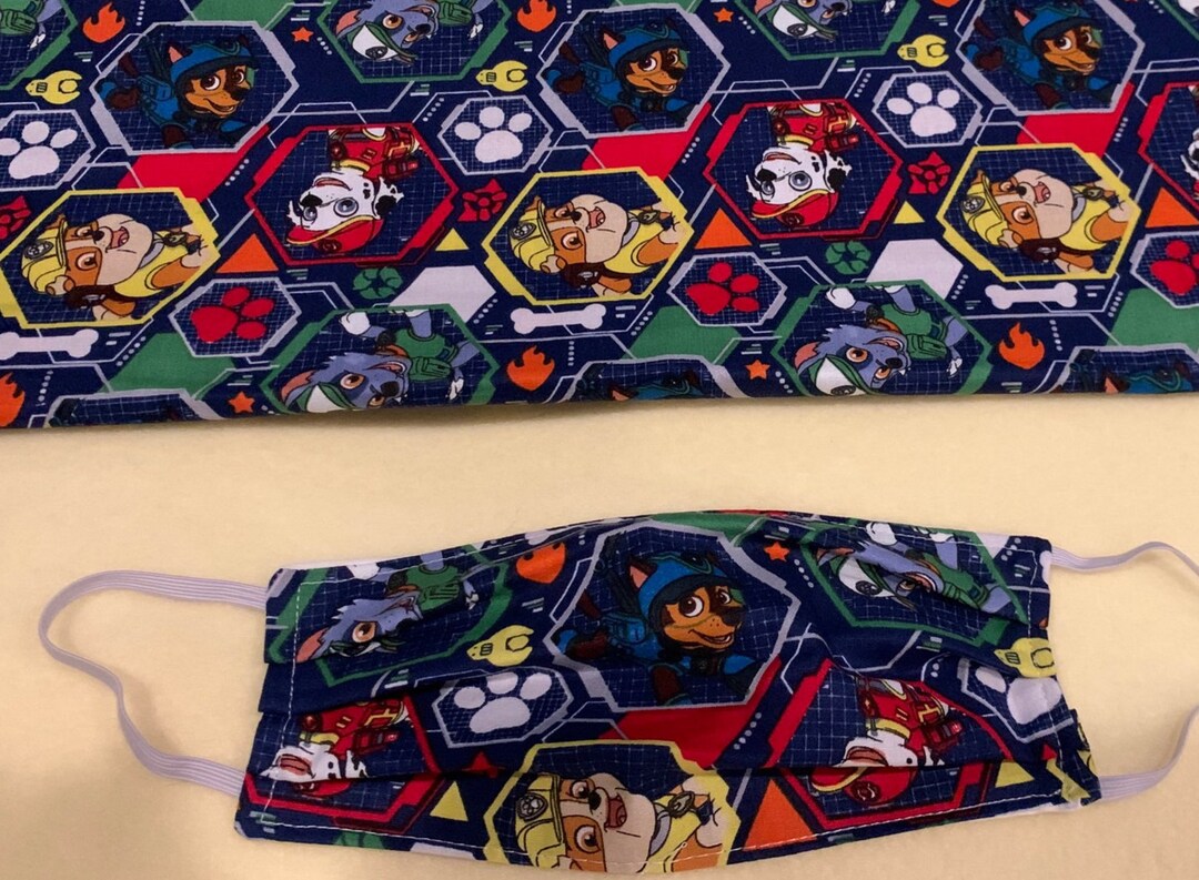 Paw Patrol Face Mask - Etsy