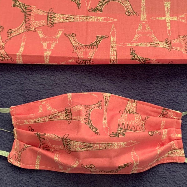 Eiffel Tower Face Mask - Etsy