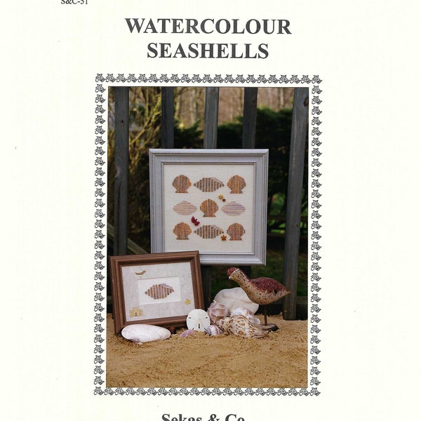 Seashell Cross Stitch - Etsy