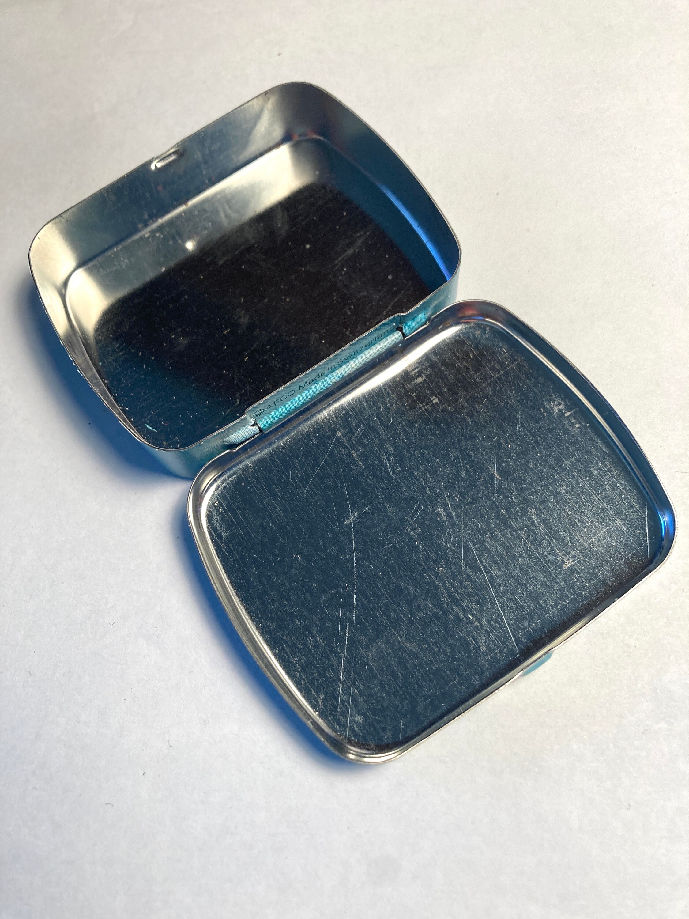 Vintage Collectible Dodo Designs 1980s Small Hinged Tin Box Pills Stash ...