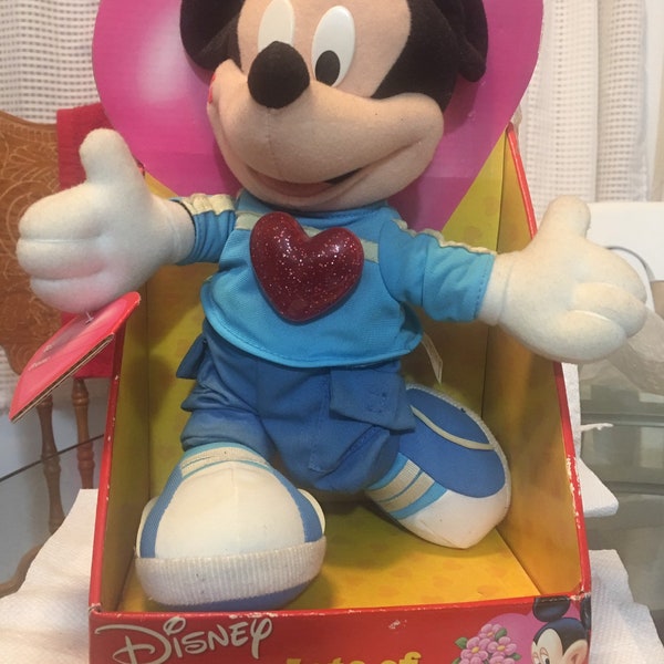 Talking Mickey Mouse Plush - Etsy