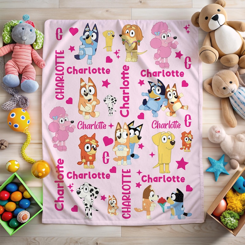 Bluey Cotton Bedding - Etsy