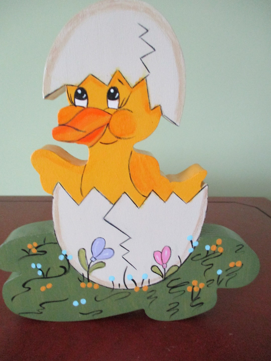 Duck in Egg, Easter Decor, Spring Decor, Easter Duck in Egg, Shelf ...