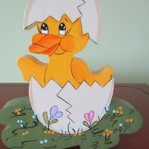 Duck in Egg, Easter Decor, Spring Decor, Easter Duck in Egg, Shelf ...