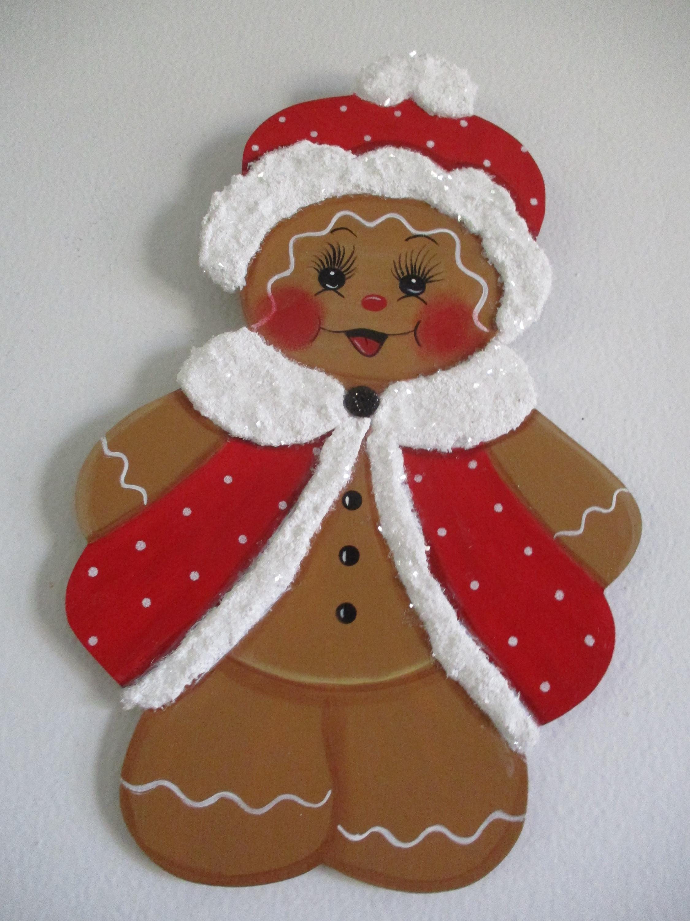 Gingerbread Santa Wall Hanging: Christmas Decor - Etsy
