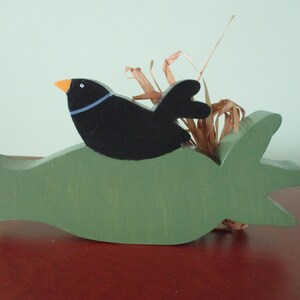 Crow on Corn, Crow Shelf Sitter, Fall Decor, Tiered Tray, Shelf Sitter ...