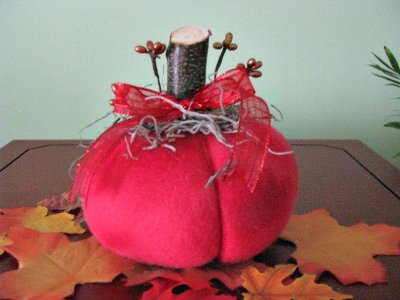 Pumpkins, Red Pumpkins, Fall Decor, Autumn Decor, Home Decor, Fleece ...